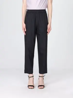 TELA Wool Blend Cropped Fit Trousers