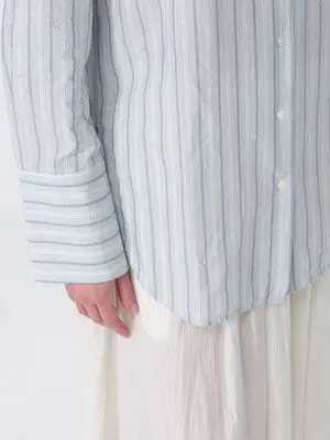 TELA Striped Button-up Shirt