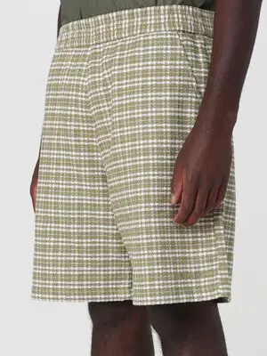 Carhartt Work In Progress Check Cotton Shorts - Grey