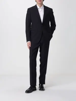 LARDINI Single Breasted Suit In Wool Blend - Blue
