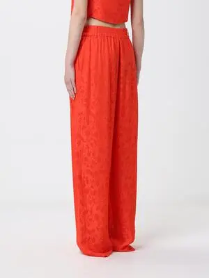 Pinko Wide Leg Trousers - Coral