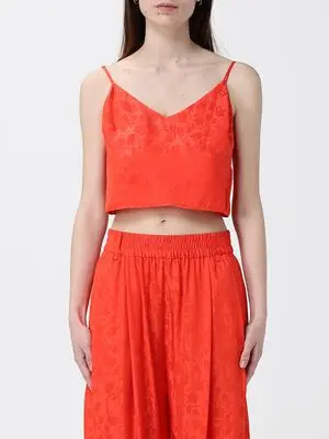 Pinko Jacquard Print Cami Top - Coral