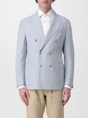 Eleventy Eleventy Double Breasted Blazer Gnawed Blue