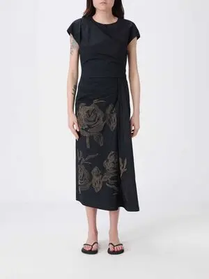 Liviana Conti Embroidered Floral Dress