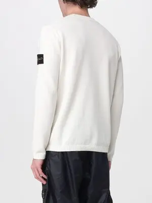 Stone Island Cotton Knit Crewneck Jumper - White