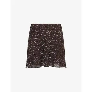REFORMATION Woven Mini Skirt
