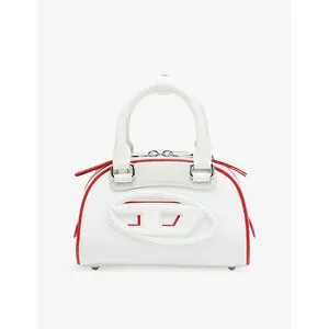 DIESEL® 1dr Dome Leather Cross-body Bag