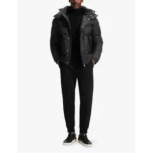BOSS Micro-monogram Pattern Puffer Jacket