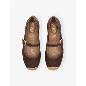Sam Edelman Mackie Raffia Ballet Flats - Brown