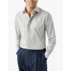 Eton Motif Slim-fit Cotton-twill Shirt