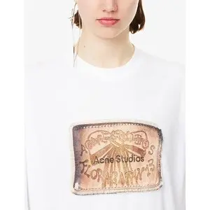 Acne Studios Long-sleeve Logo Cotton T-shirt