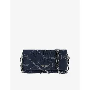 Zadig&Voltaire Rock Denim Clutch