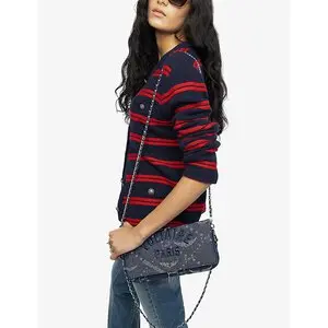 Zadig&Voltaire Rock Denim Clutch