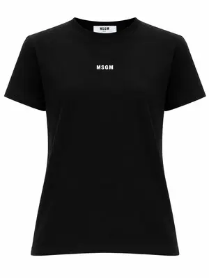 MSGM T-shirt With Logo - Black