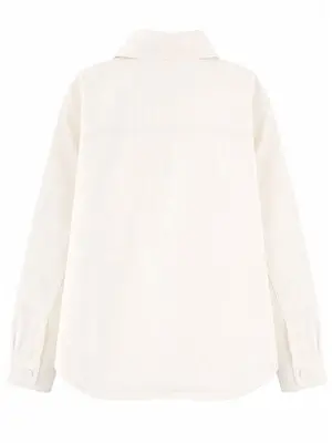 AMI Paris Logo Overshirt - Ivory