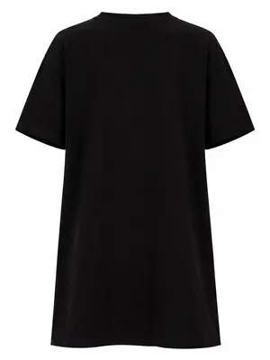 MSGM Abito Con Logo Pennellato