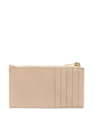 Saint Laurent Quilted Pebbled Leather Cardholder