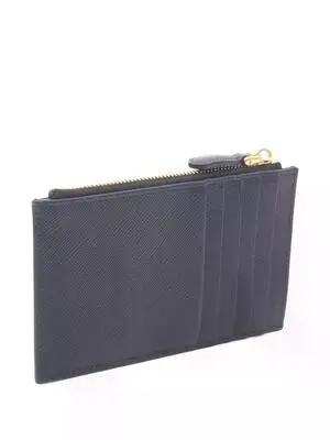 Prada Saffiano Triangle-logo Cardholder