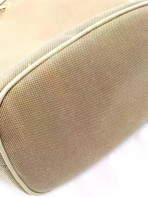 Prada 2010s Logo-detail Bucket Bag - Neutrals