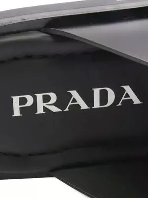 Prada Criss-cross-strap Leather Sandals