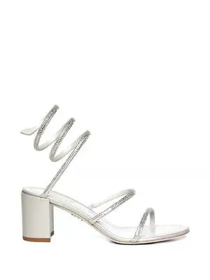 Rene Caovilla Cleo Crystal-embellished Heeled Sandals