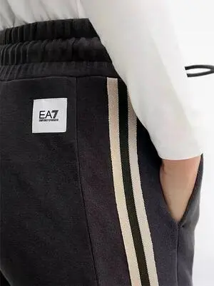 EA7 Drawstring Cropped Track Pants