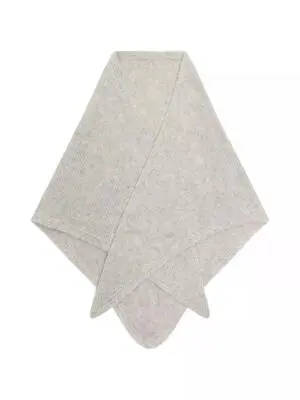 EMERSON RENALDI Knitted Triangle Scarf - Grey