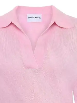 EMERSON RENALDI V-neck Collared Sweater