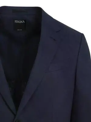 Zegna Flap-pocket Linen Blazer