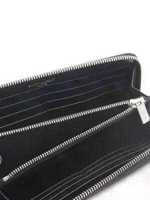 Saint Laurent 20s Logo-plaque Leather Wallet
