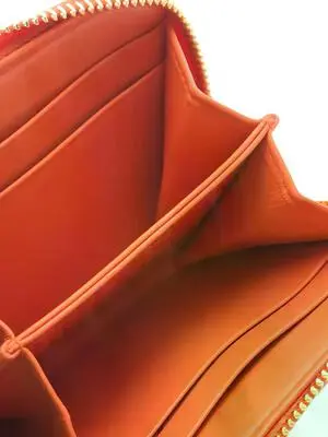 Miu Miu Matelasse Leather Coin Purse - Orange