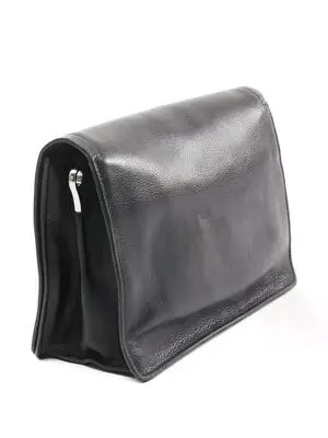Prada 2010s Glace Leather Shoulder Bag