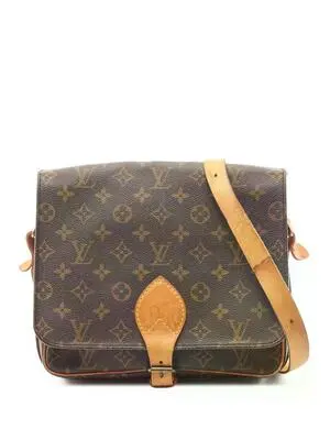 LOUIS VUITTON 1992 Gm Cartesier Monogram Shoulder Bag
