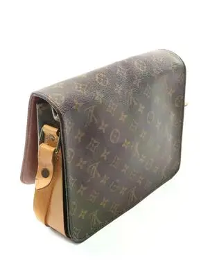 LOUIS VUITTON 1992 Gm Cartesier Monogram Shoulder Bag