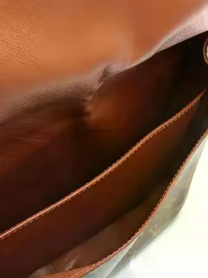 LOUIS VUITTON 1992 Gm Cartesier Monogram Shoulder Bag