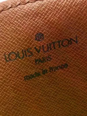 LOUIS VUITTON 1992 Gm Cartesier Monogram Shoulder Bag