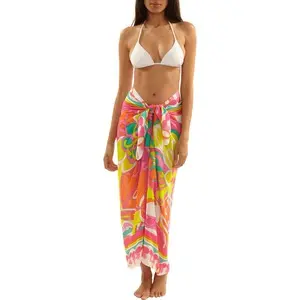 Trina Turk Elara Cover-up Pareo - Pink Multi