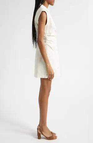 Veronica Beard Maura Sleeveless Mini Shirtdress