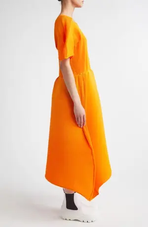 MELITTA BAUMEISTER Flowy Ripple Plissé Dress