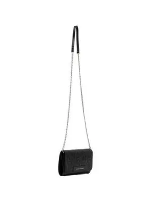 Armani Exchange Embossed Clutch With Chain Detail