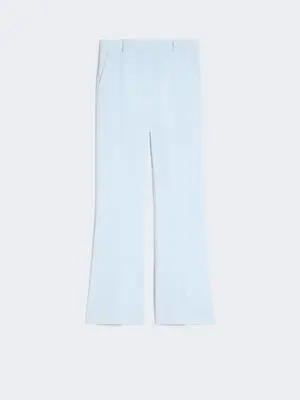 Max Mara Slim-fit Flared Trousers - Light Blue