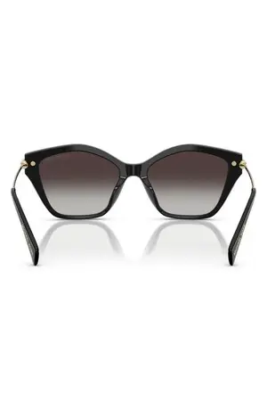 Michael Kors 52mm Catskills Irregular Sunglasses - Black/dark Grey Gradient