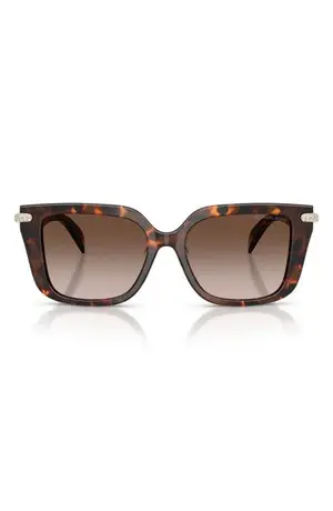 Michael Kors Square Sunglasses - Luggage Tortoise/smoke