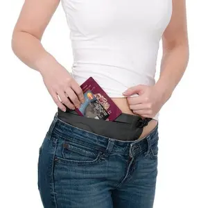PACSAFE Coversafe V100 Rfid Blocking Waist Wallet - Black