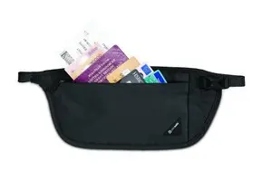 PACSAFE Coversafe V100 Rfid Blocking Waist Wallet - Black