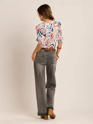 BRAKEBURN Yuki Painterly Blouse