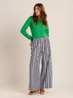 BRAKEBURN Marlowe Wide Leg Beach Pant