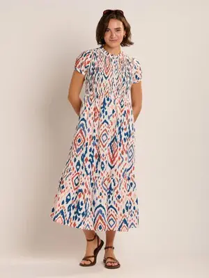 BRAKEBURN Eirini Bodice Tiered Maxi Dress