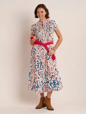 BRAKEBURN Eirini Bodice Tiered Maxi Dress