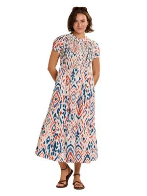 BRAKEBURN Eirini Bodice Tiered Maxi Dress - Multi